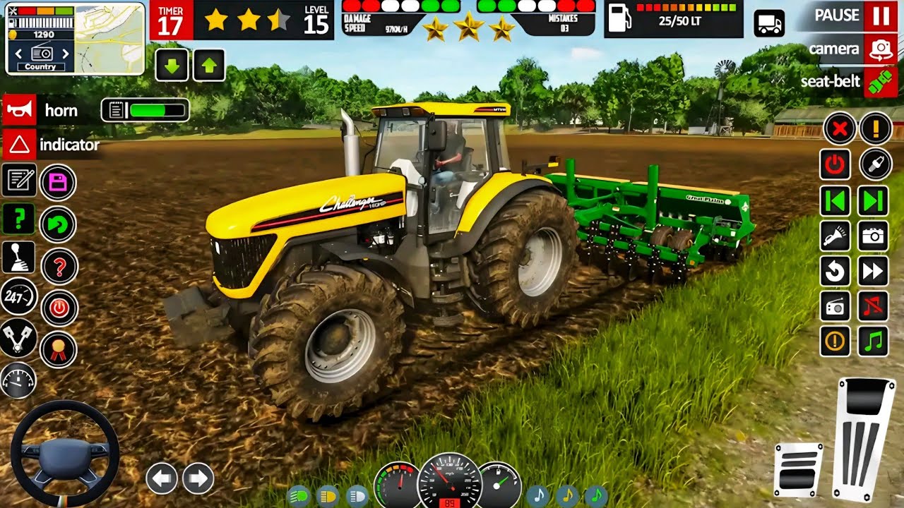 Cargo Tractor Driving Game 3D _ Android Gameplay - YouTube