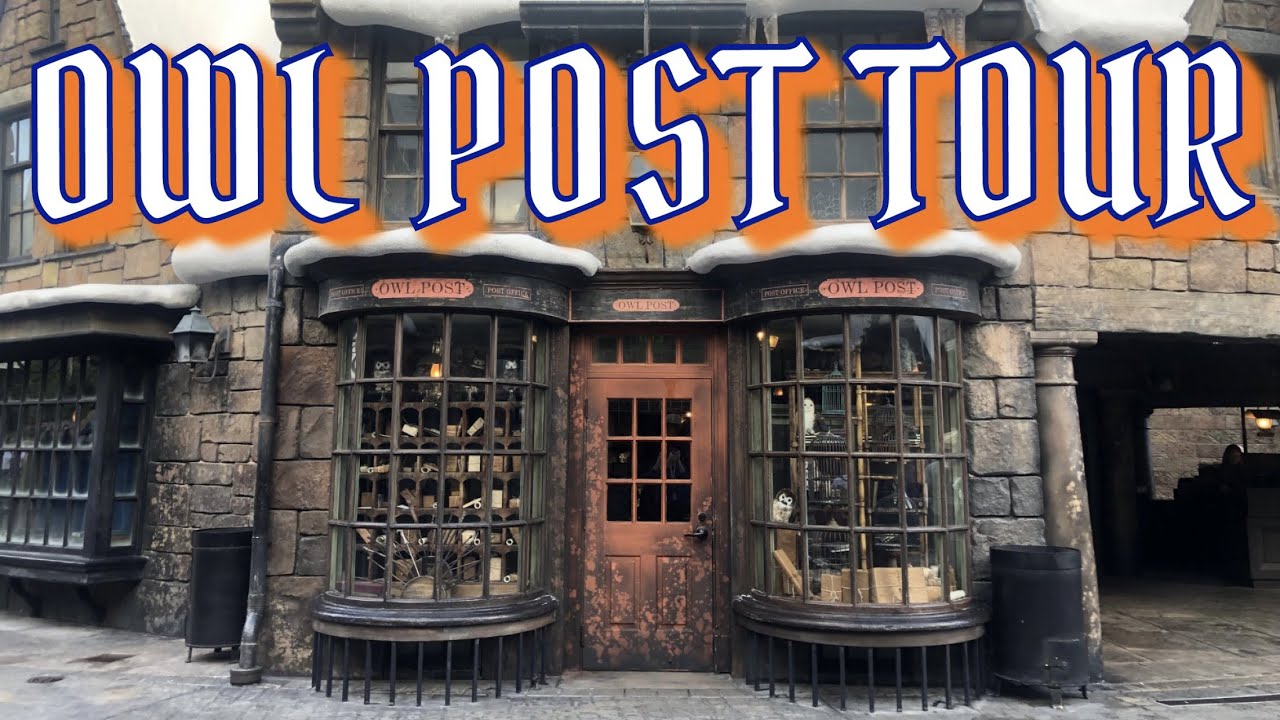 OWL POST SHOP TOUR || WIZARDING WORLD OF HARRY POTTER || MUSIC BY EPIDEMIC SOUNDS - YouTube