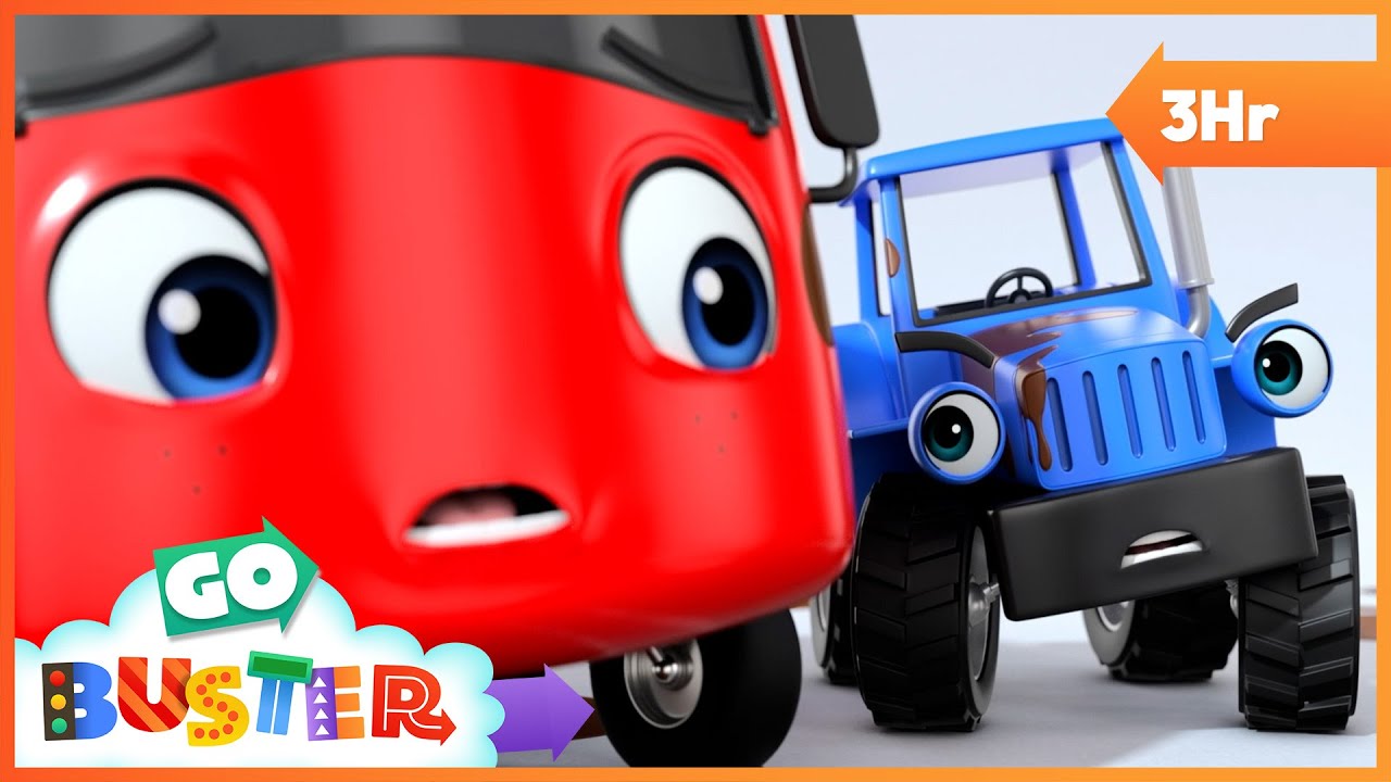 Buster is Stuck In The Mud | Go Gecko's Garage! | Kids Cartoons - YouTube