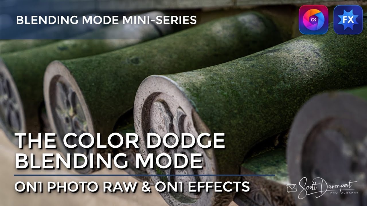 The Color Dodge Blending Mode - ON1 Blending Modes Mini Series - YouTube