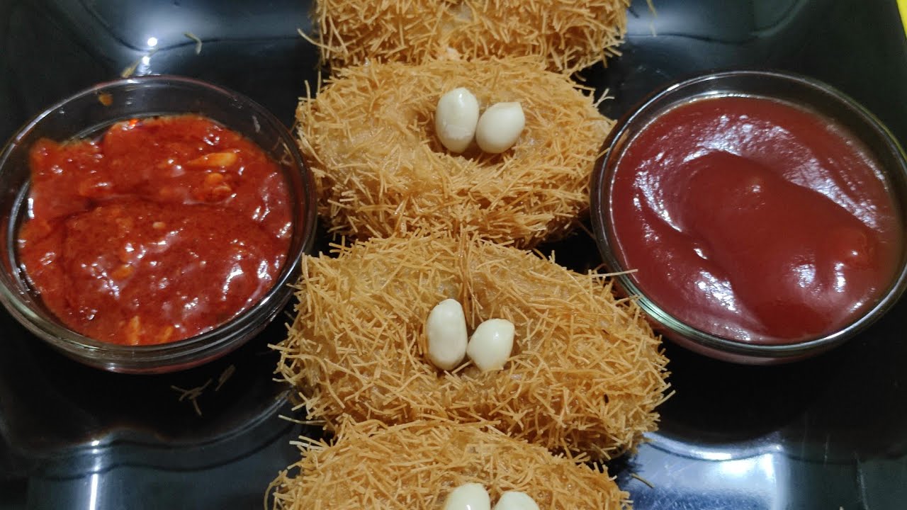 Bird's Nest| Chudi Ka Ghonsla| Snack| Children Special | Smart Cooking ...