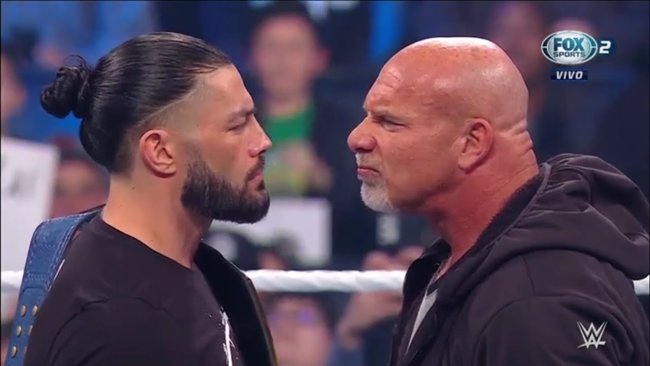 Goldberg regresa y confronta a Roman Reigns Campeonato Universal - WWE ...