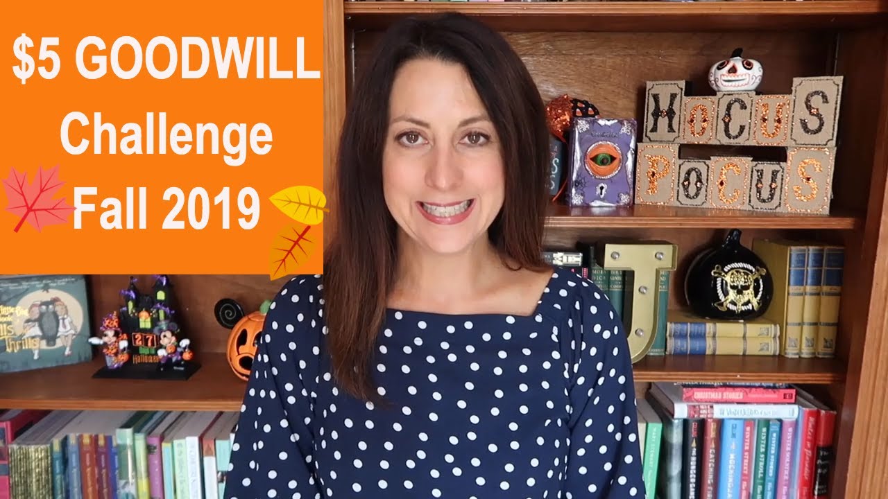 $5 Goodwill Challenge Fall 2019 - YouTube
