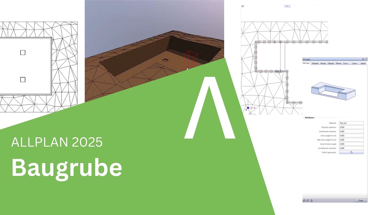 ALLPLAN 2025 Features: Baugrube - YouTube