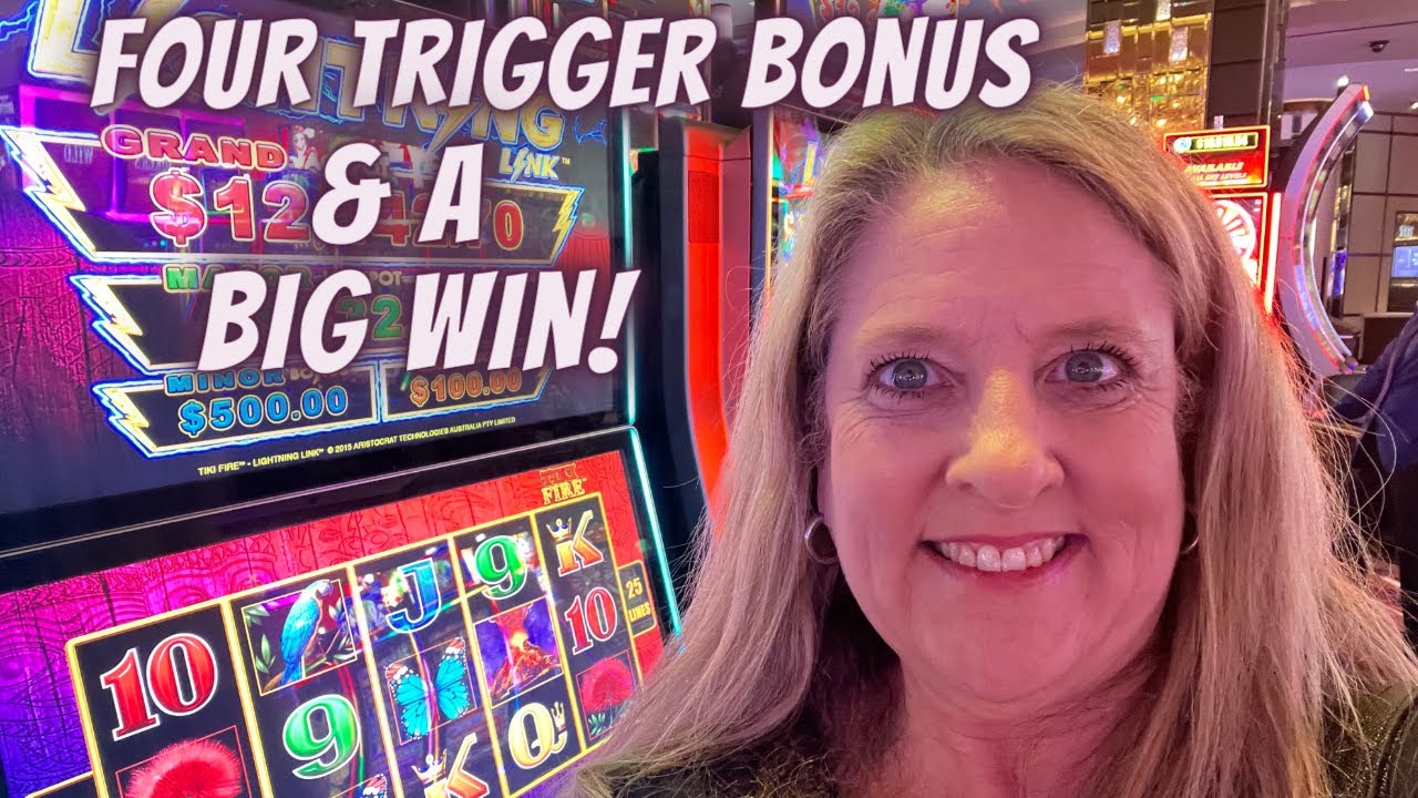 Four Trigger Bonus & A BIG Win! - YouTube