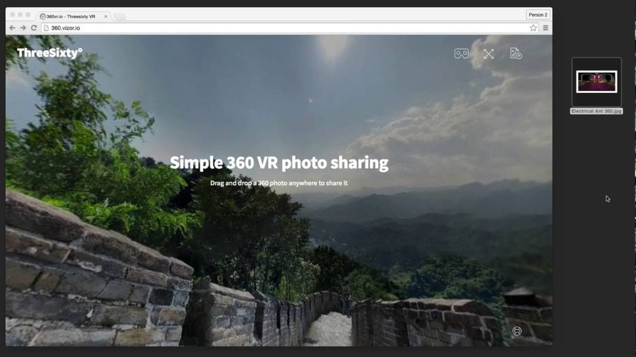 Easy 360 Photo Sharing with 360.Vizor.io - YouTube