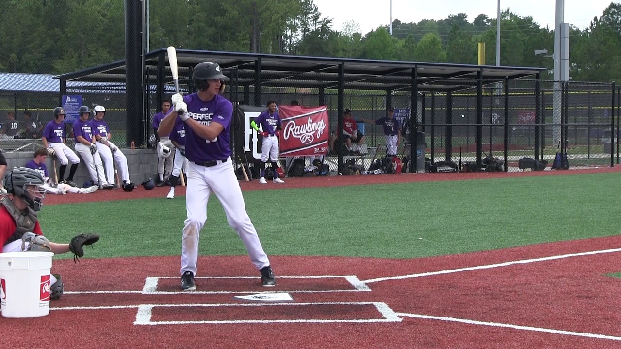 Cameron Keshock hitting PG Showcase - YouTube