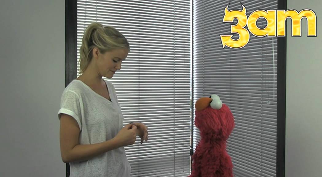 3am meets Sesame Street's Elmo and talks about Katy Perry and boobies ...