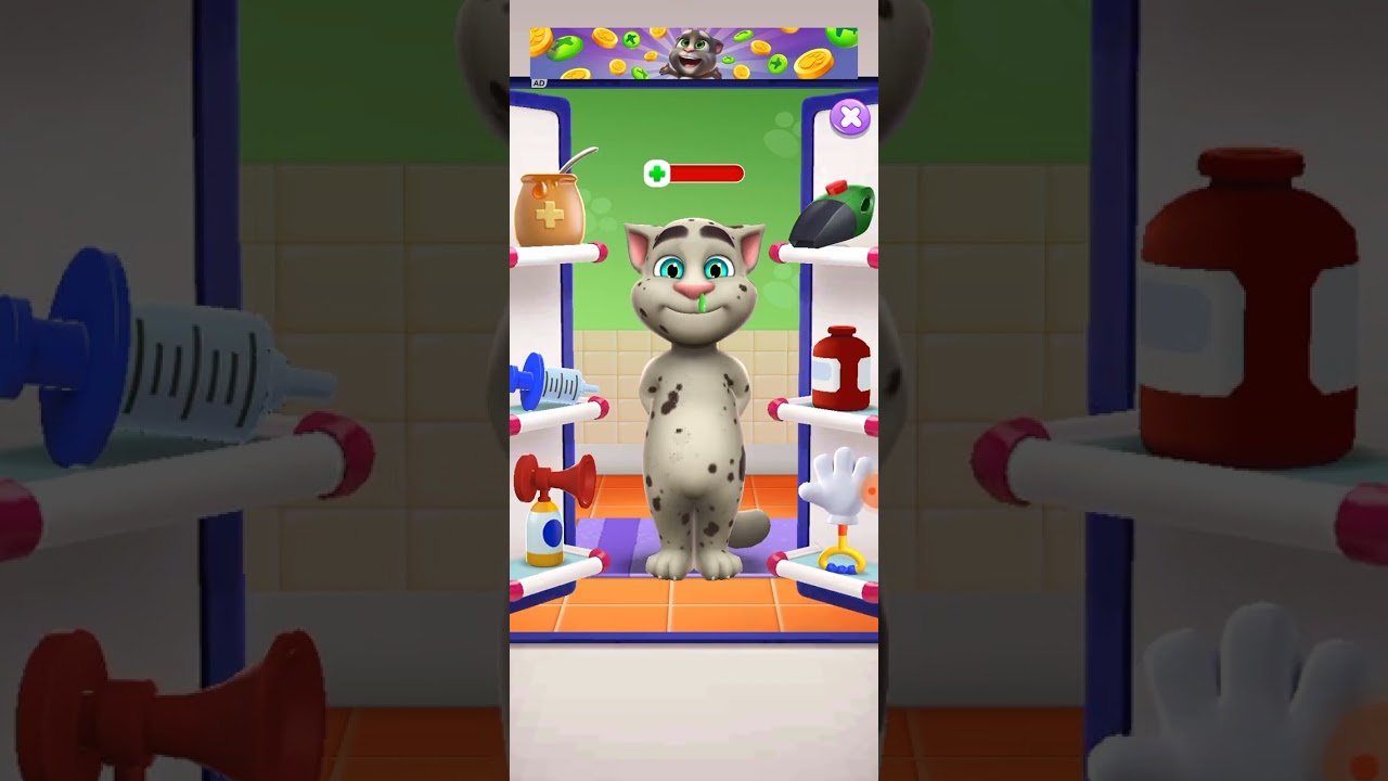 Talking Tom fun in hospital - Talking Tom in hospital - Tom cat got a ...