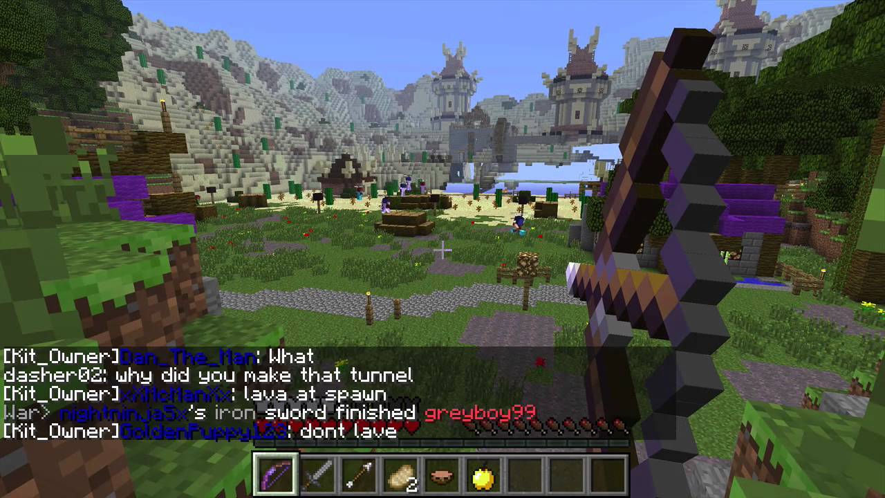 The Rapellos play Minecraft Part 1: Epic Capture The Flag and Spleefing ...