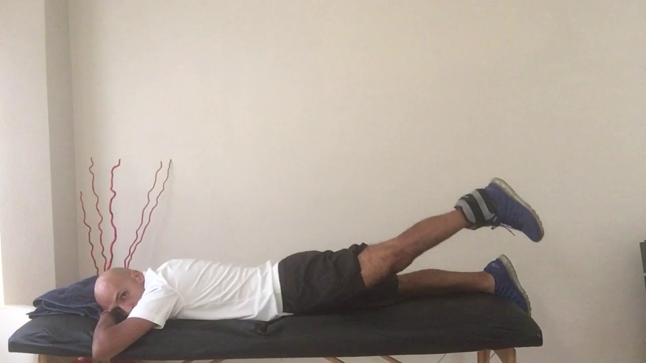 Straight Leg Raise - Extension - YouTube