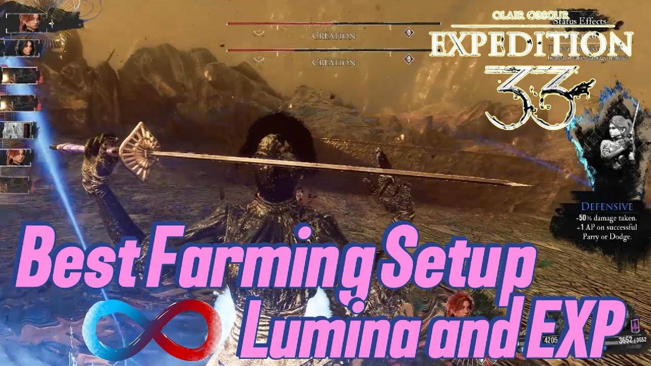 Best EXP and Lumina Farm | Maelle Farming Build l Clair Obscur ...
