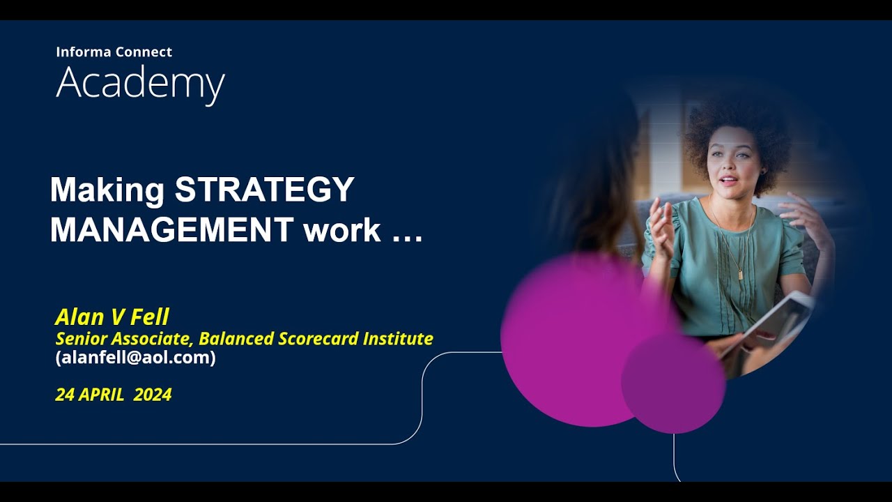 Webinar - Strategy Management with Alan Fell - YouTube