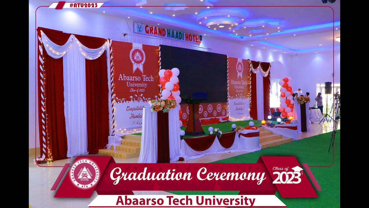Xafladda Qalin-jabinta Abaarso Tech University. - YouTube