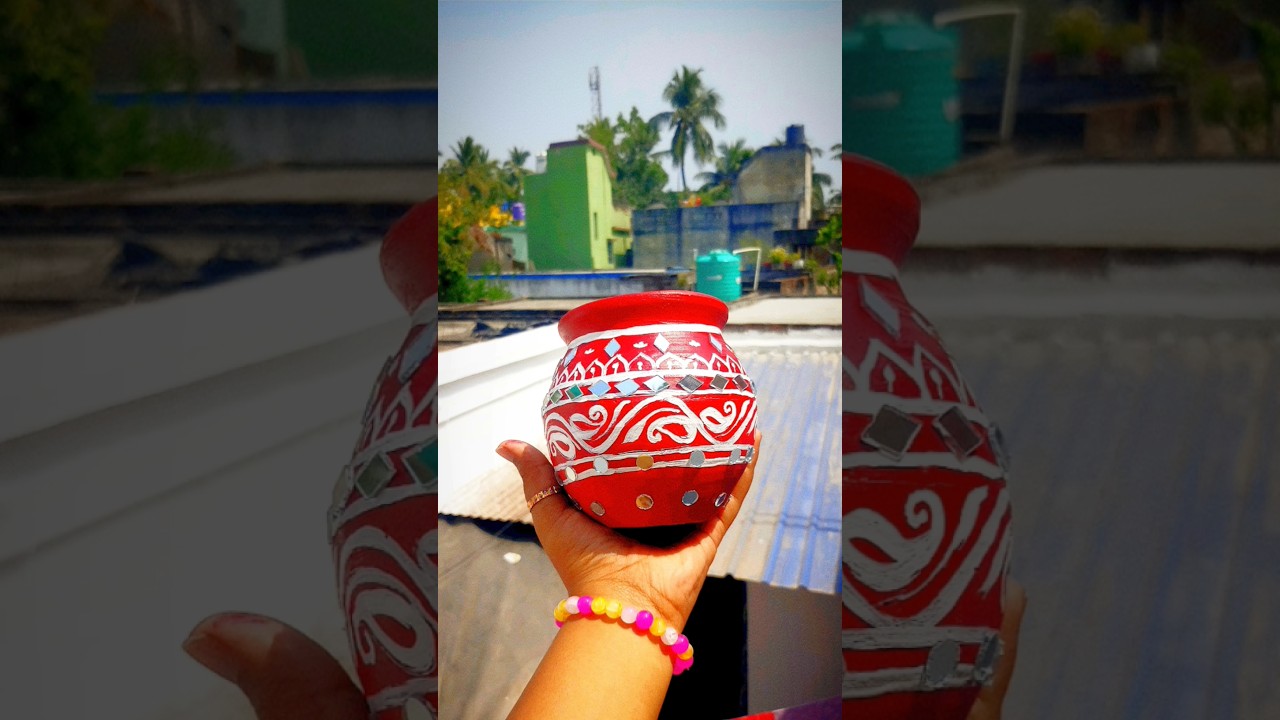 matka/ghot #painting mandala/lippan art #drawing #paint # ...