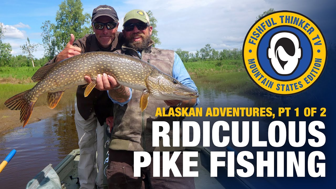 Alaskan Adventures Ridiculous Pike Fishing Fun, Pt 1 of 2 (pike fishing ...