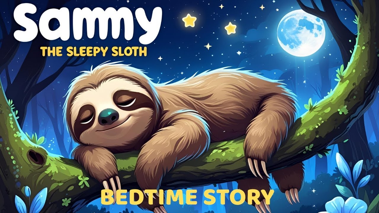 Sammy the Sleepy Sloth | COZY Bedtime Story for Kids 💤 - YouTube