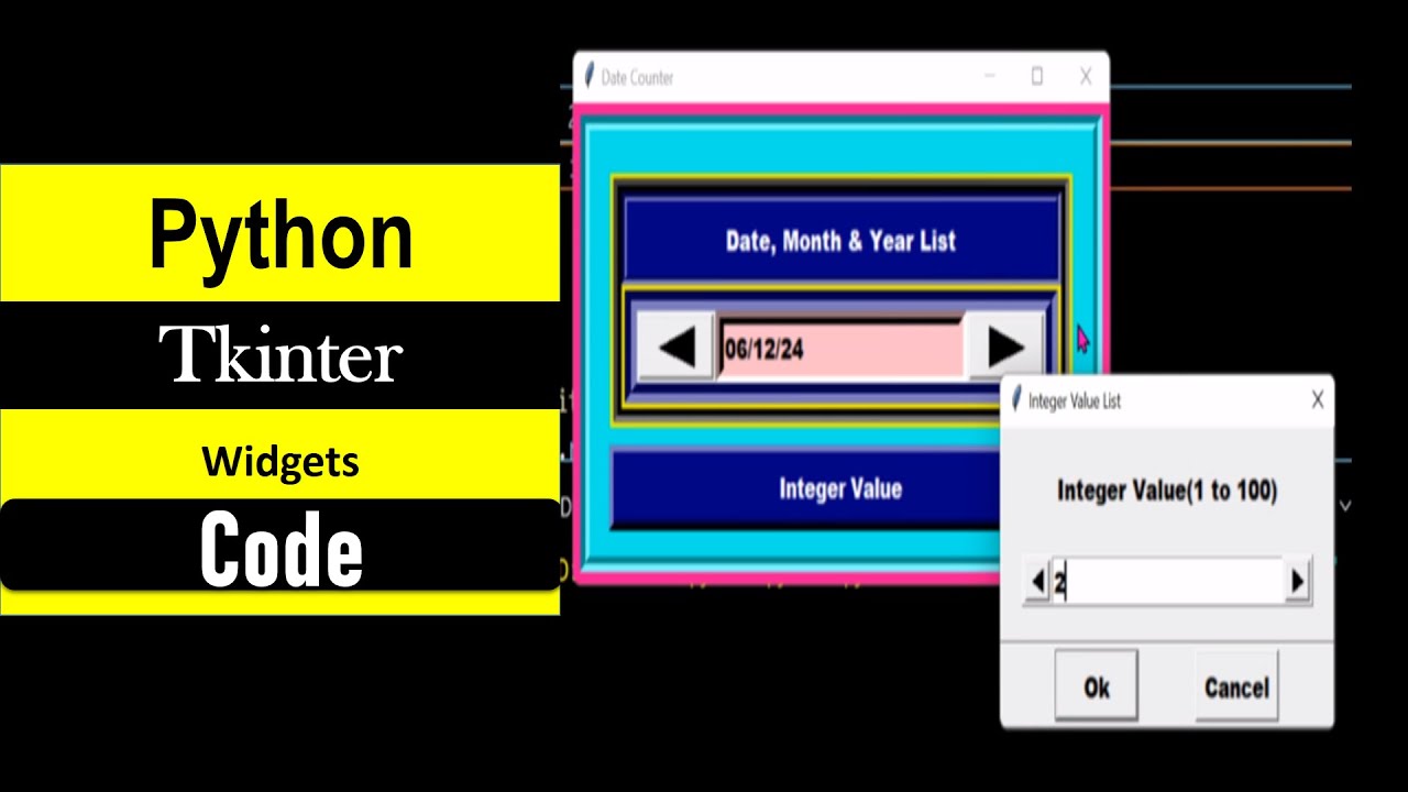 29 Counter And Counterdialog Widget👌 Python Tkinter And Pmw Widget 1202