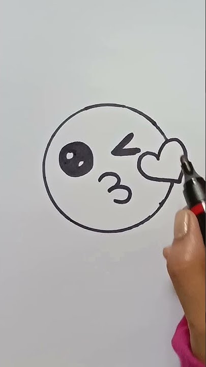#yotube shorts | How to draw smiley emoji drawing step by step for kids ...