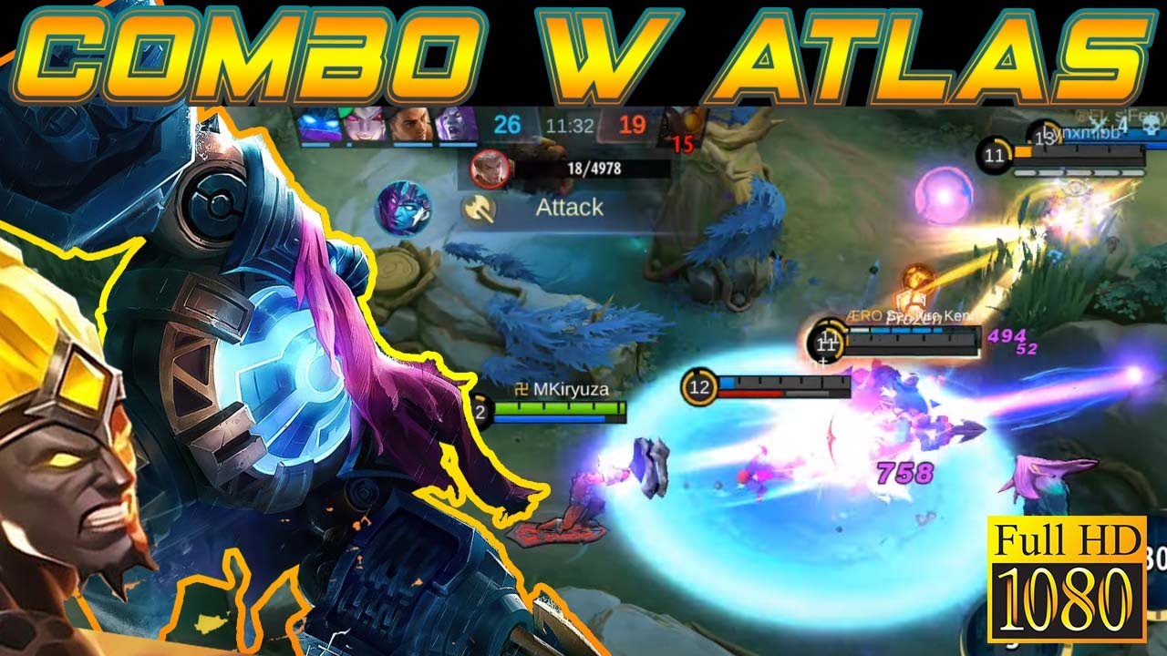 COMBO ULTI WITH ATLAS - Gameplay Gord #66 - Mobile Legends: Bang Bang ...