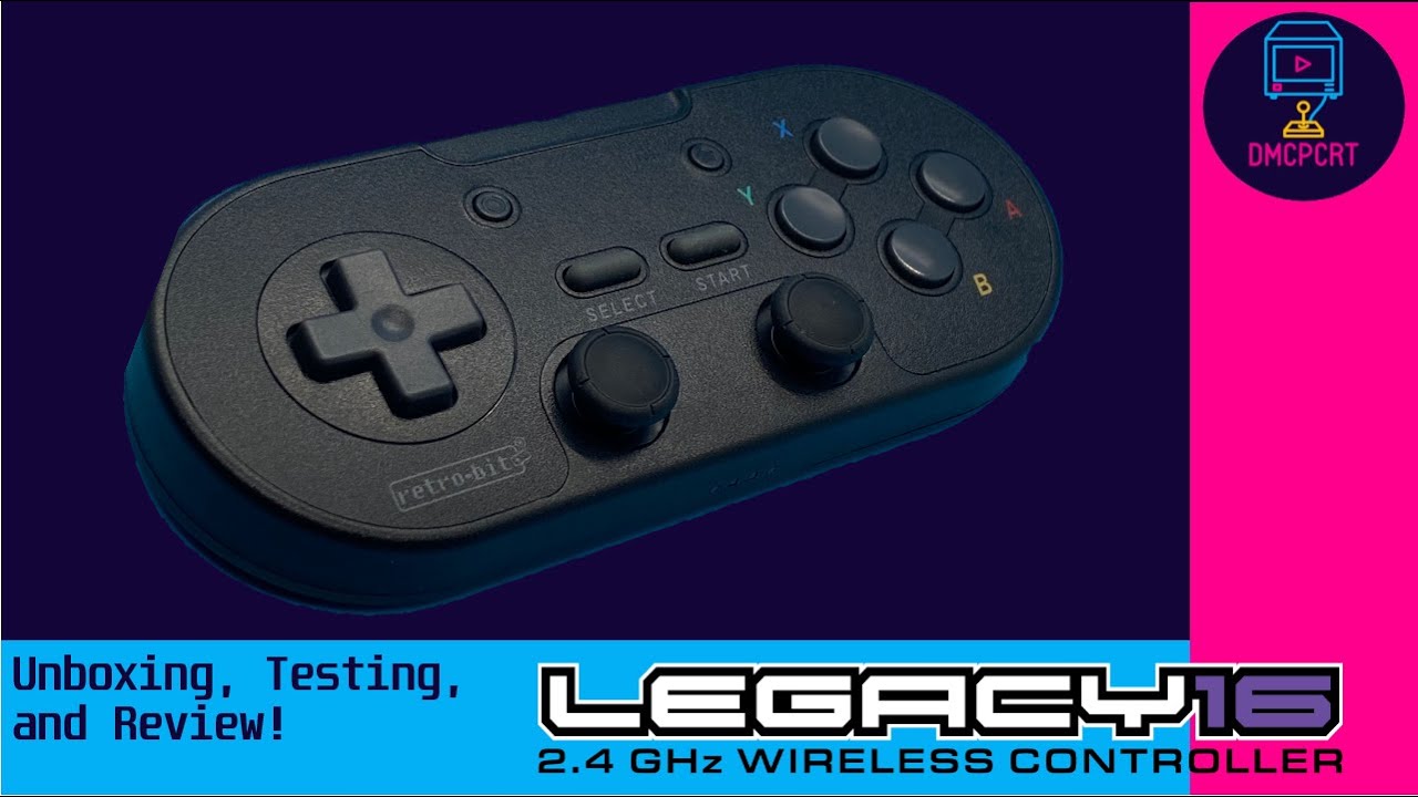 Retro-Bit Legacy16 Wireless Controller Unboxing, Testing, and Review ...
