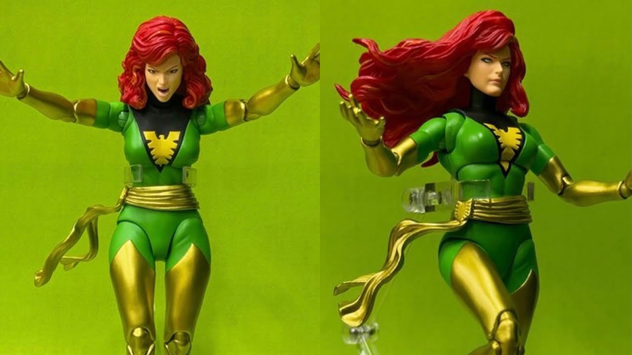New Mafex Xmen Retro Phoenix Jean Grey action figure on display and ...