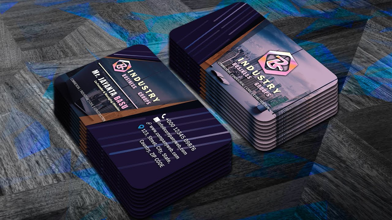 Industry Business Card Design | Corporate Business Card Design ...