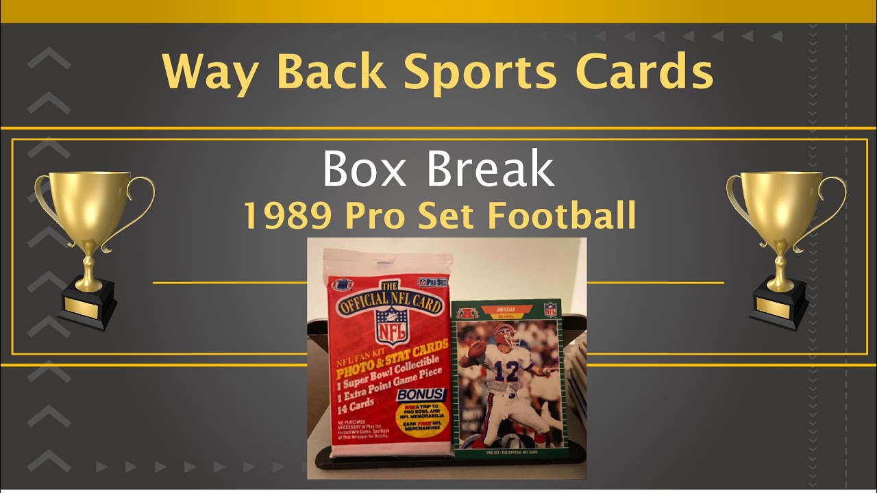 1989 NFL Pro Set Vintage Football Cards - Box Break - Dallas Cowboys ...