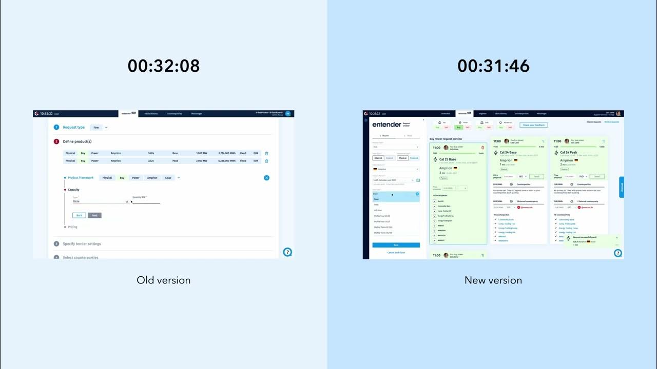 Sending multiple requests at the same time on entender - YouTube