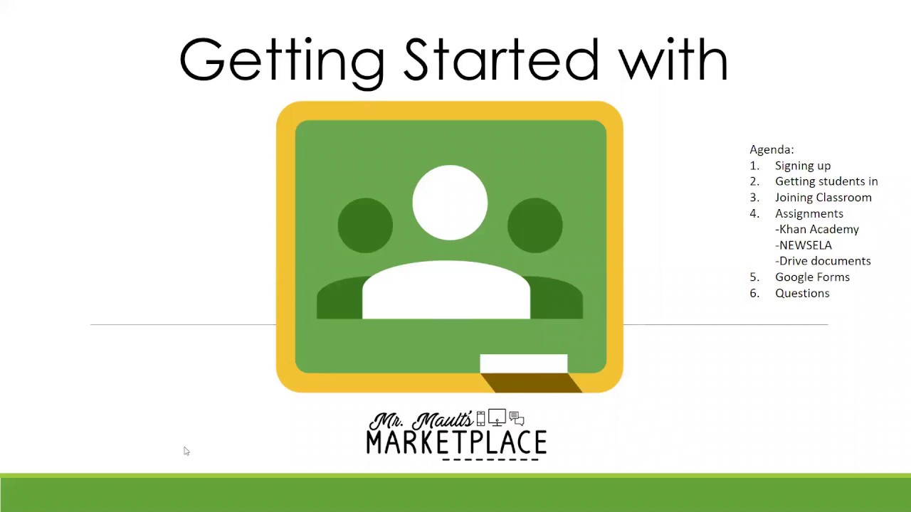 Getting Started With Google Classroom - YouTube