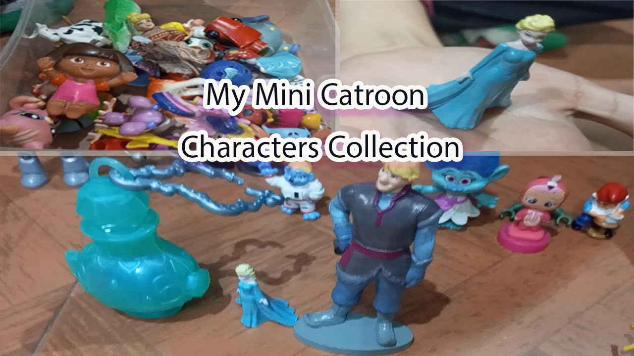Mini Cartoon Toys Box: Dora The Explorer, Frozen, Bakugan, Little Pony ...