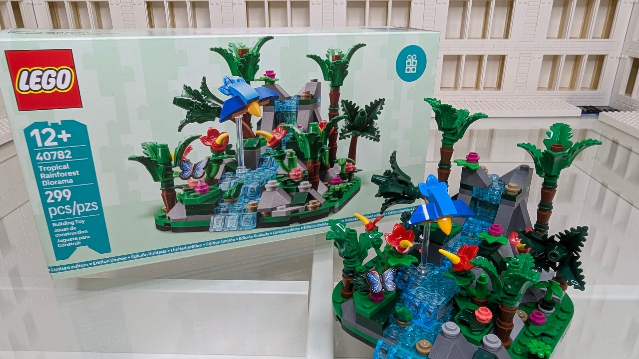 LEGO Speed Build #370 - 40782 Tropical Rainforest Diorama GWP - YouTube