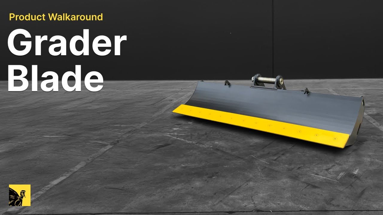 Grader Blade In-Depth Walkaround | Aussie Buckets - YouTube