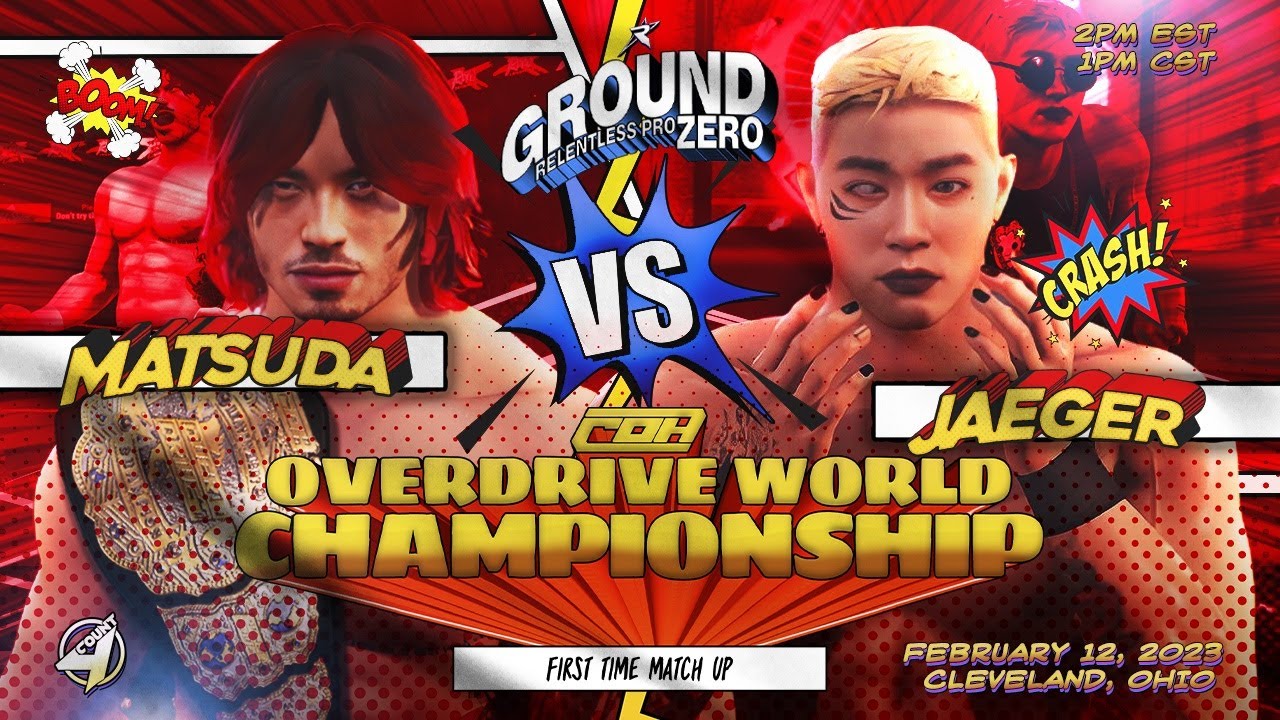 WWE 2K23: Matsuda Tanaka vs. Jaeger | COH Overdrive Championship - RPRO ...