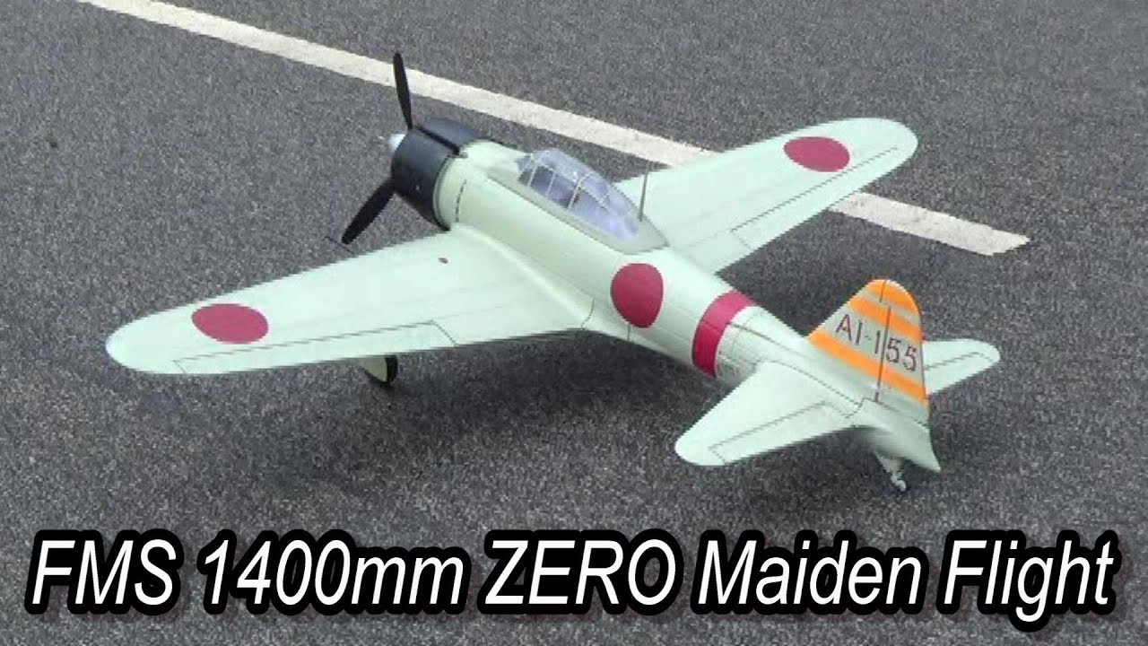 FMS 1400mm ZERO MAIDEN HD - YouTube