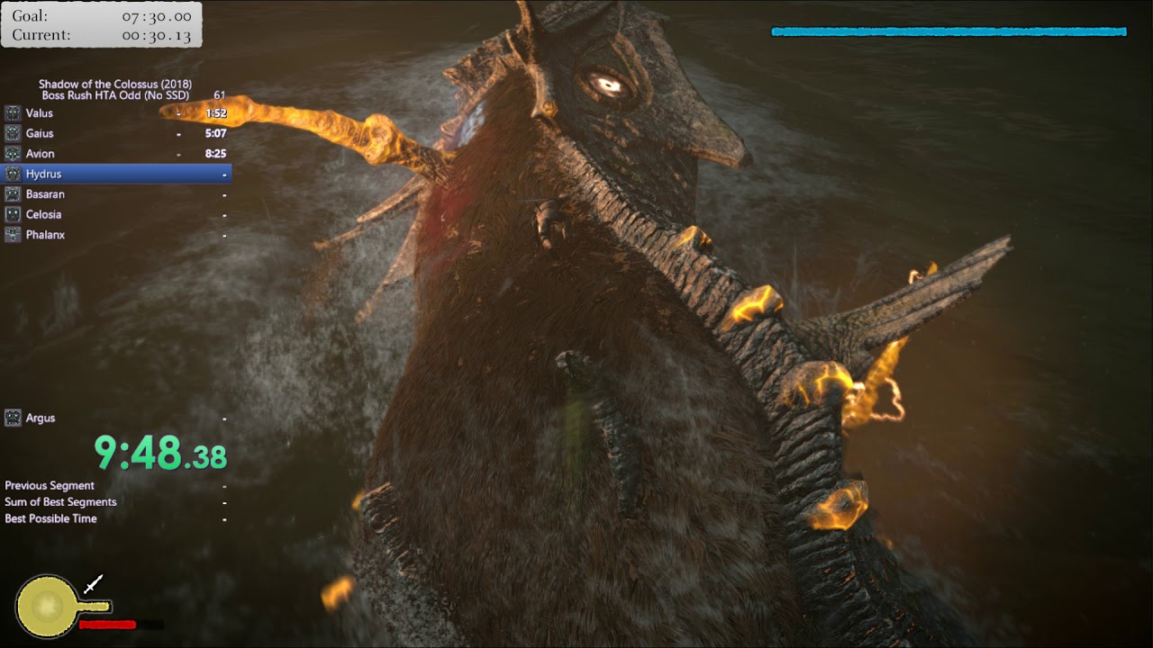 HTA Odd [RTA:0:23:39/IGT:0:14:07.73] Shadow of the Colossus (2018 ...