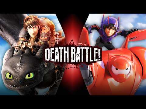Fan Made Death Battle Trailer: Hiccup & Toothless VS Hiro & Baymax ...