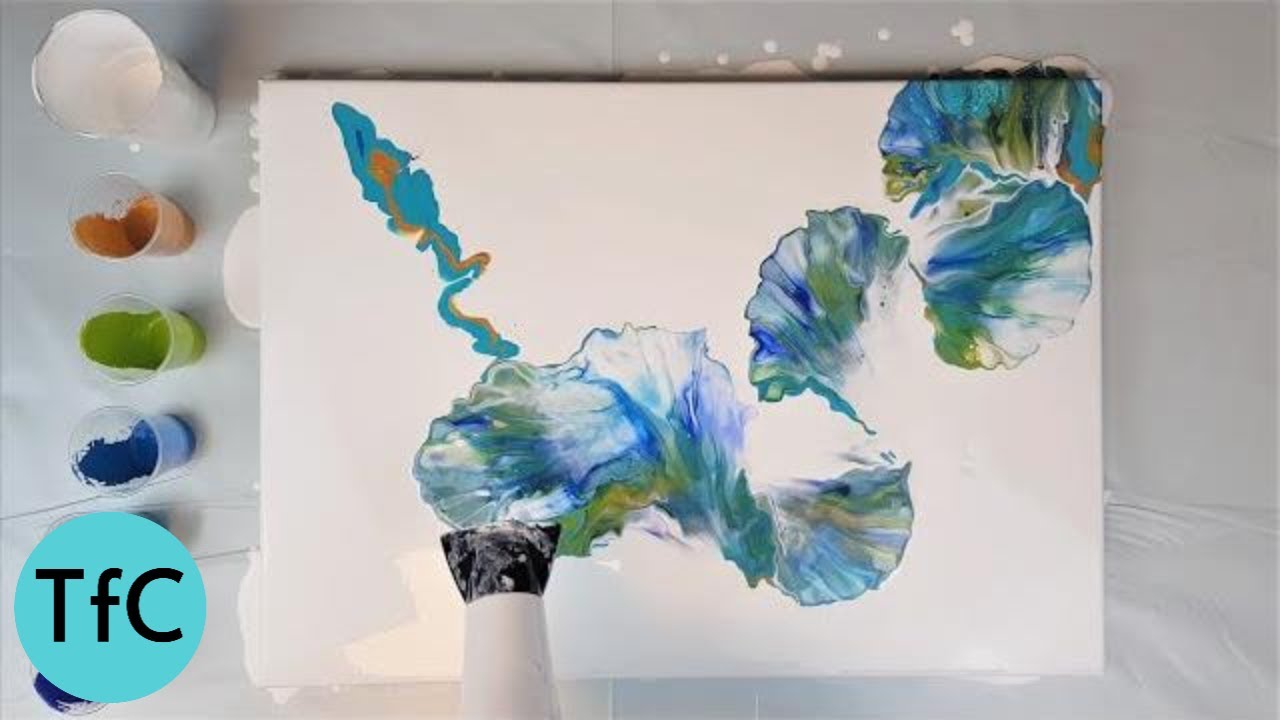 Dutch Pour | Acrylic Pouring | Abstract Painting with Amazing Results ...