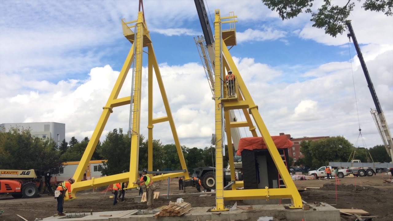 Video: Ferris wheel construction - YouTube