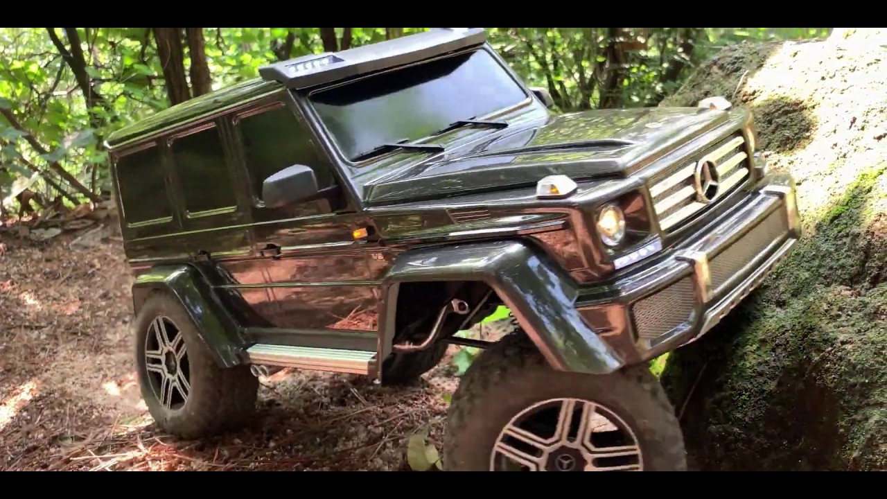 Traxxas TRX4 Benz G500. 트랙사스 TRX4 벤츠 지바겐 190807 - YouTube