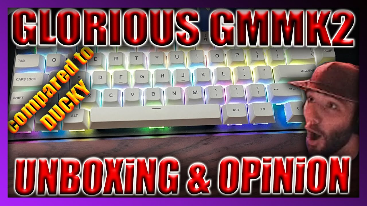 Glorious GMMK2 Custom unboxing (Ducky Mini Comparison) - YouTube