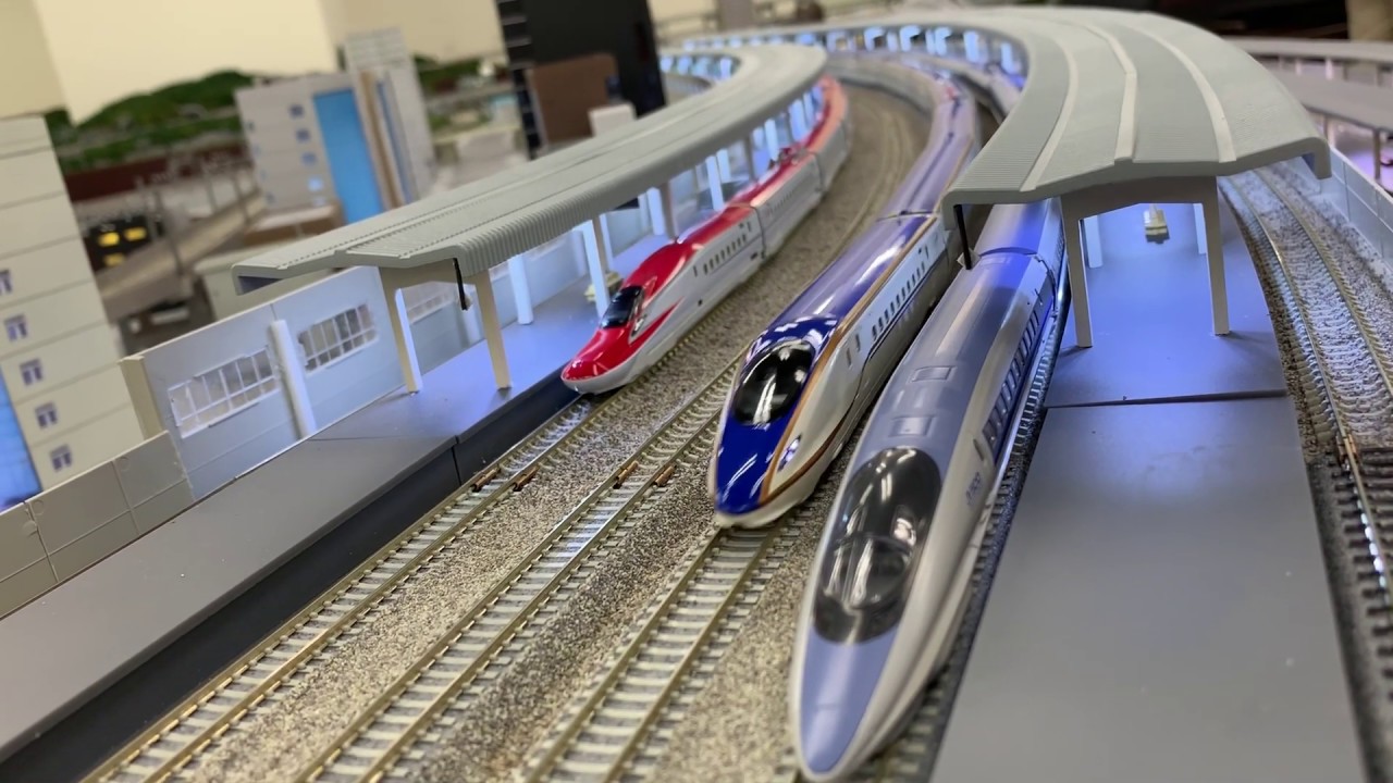 Nゲージ 鉄道模型 TOMIX E7系かがやき - YouTube