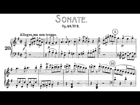 Beethoven: Sonata No.20 in G Major, Op.49 No.2 (Goode, Lewis)