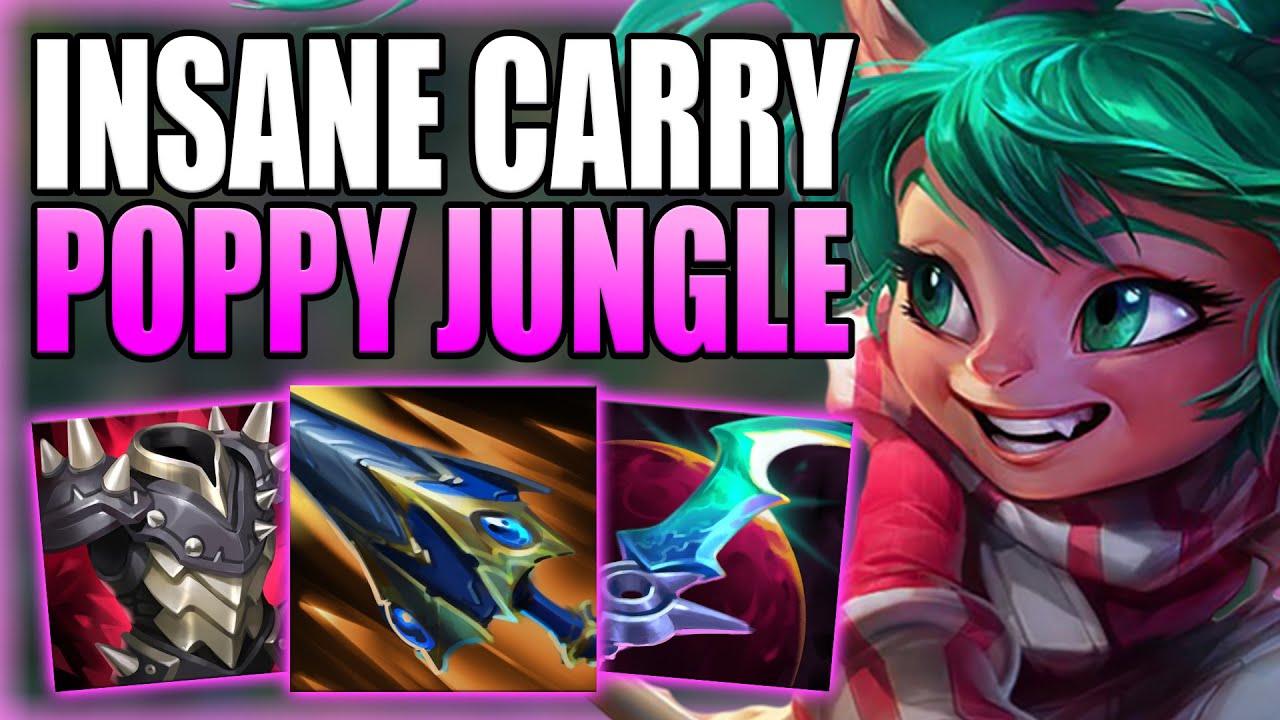 THIS IS THE BIGGEST SOLO CARRY I'VE EVER HAD ON POPPY JUNGLE ...
