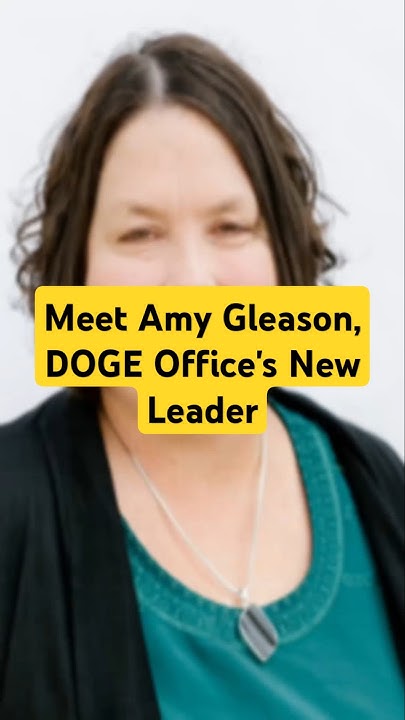 Meet Amy Gleason, DOGE Office's New Leader - YouTube