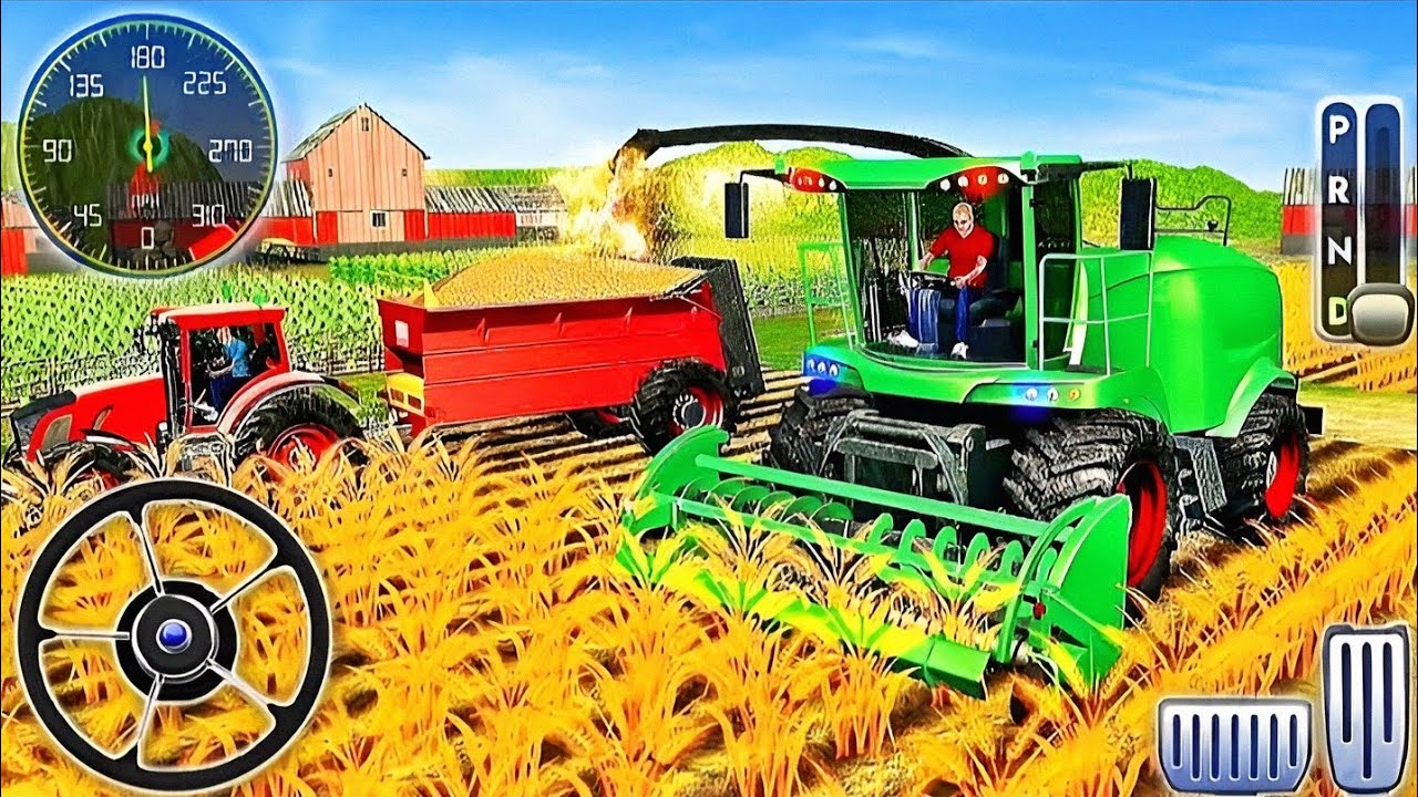 Real Tractor Driving Simulator 2024 Modern Farm Tractor Driving ...