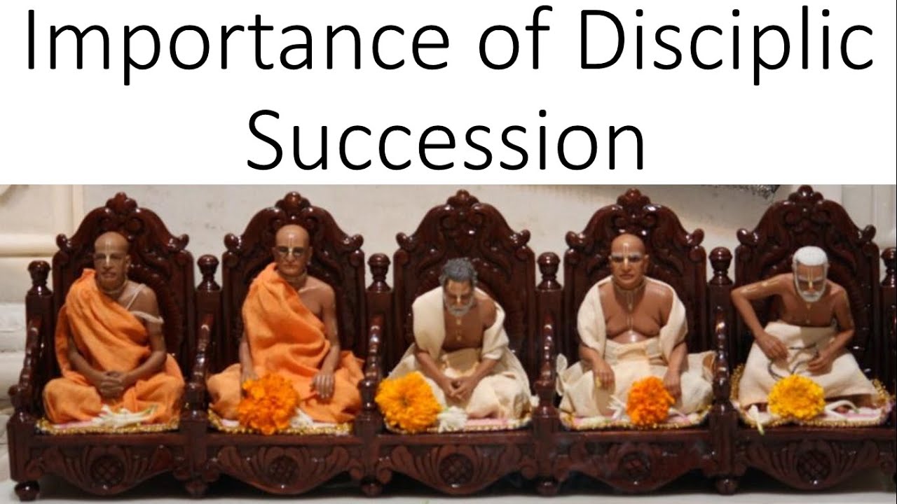 Boundless Happiness : Importance of Disciplic Succession - YouTube