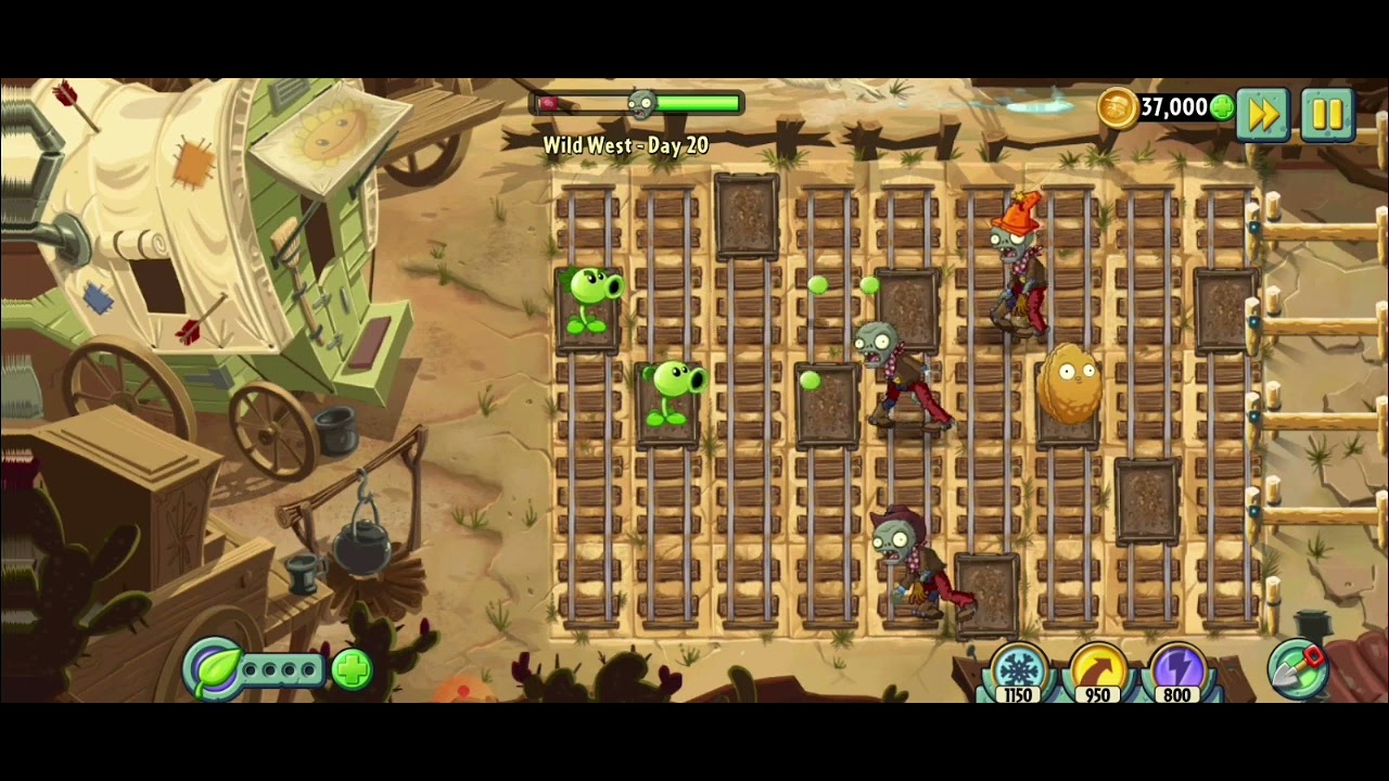 PvZ 2 | Wild West Day 20 - YouTube