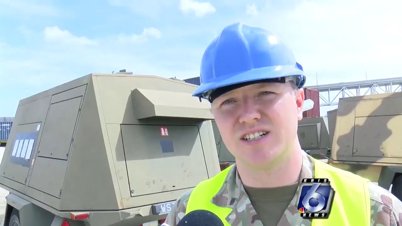 The British Army arrives to the Port of Corpus Christi - YouTube