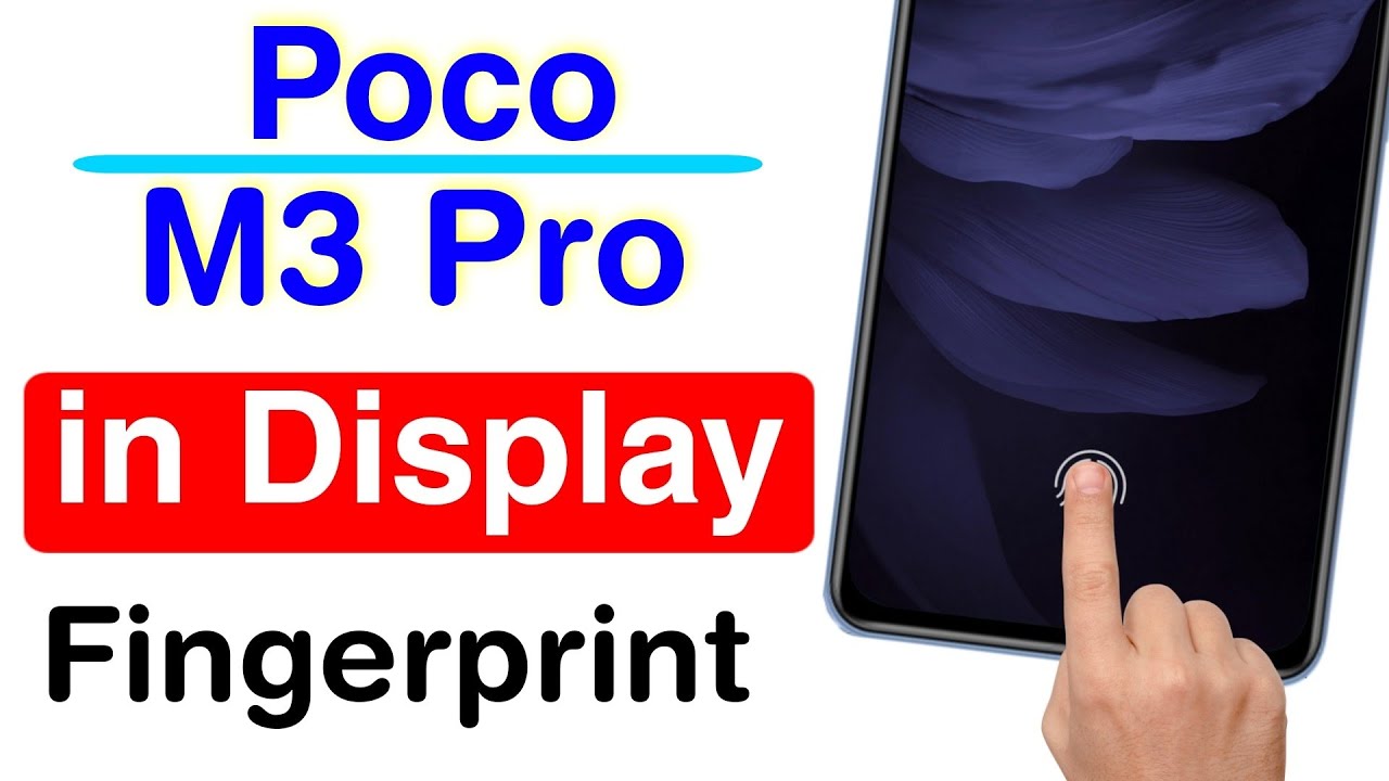 How to Set in Display Fingerprint Poco M3 Pro | Poco M3 Pro Display ...